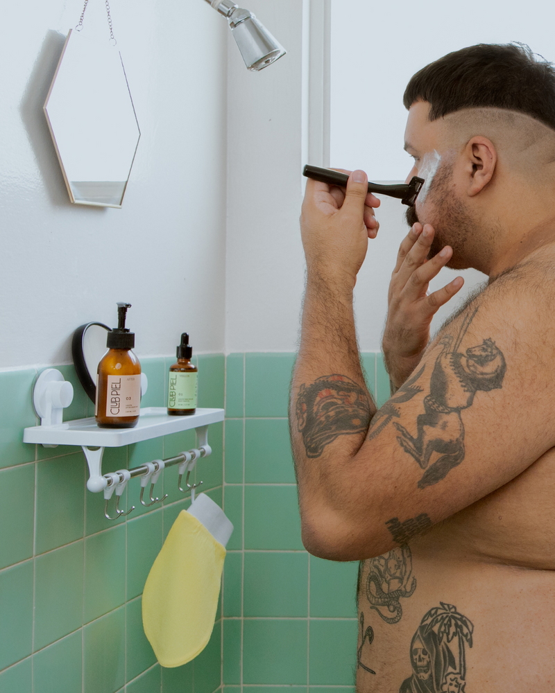 KIT PARA CARA – Prevenir vellos encarnados e irritación | CLUB PIEL